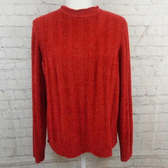 Classic Elements | Sweaters | Classic Elements Red Mock Turtleneck ...
